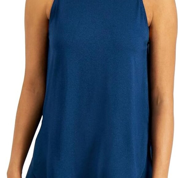 Ideology | Tops | Ideology Moonlit Ocean Blue Halter Athletic Tank Top ...